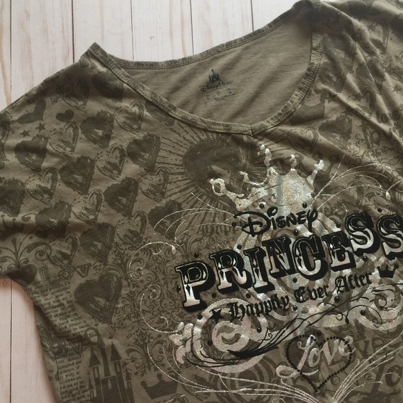 Disney | Tops | Disney Princess Couture Embellished Love Tee S | Poshmark